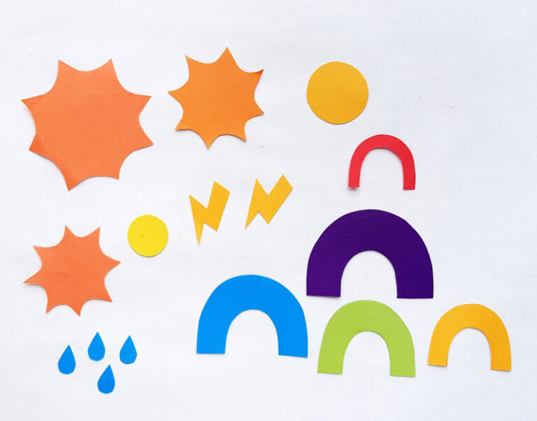 Weather Craft for Kids - Paper Puppets + Free Templates!