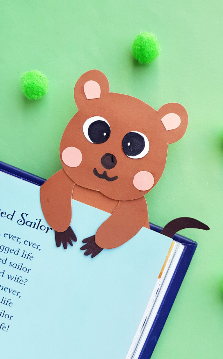 Quokka Craft - Hug Bookmark * Moms and Crafters