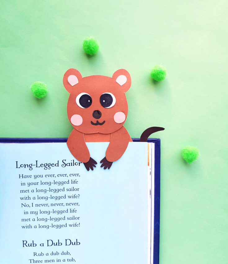 Quokka Craft - Hug Bookmark * Moms and Crafters