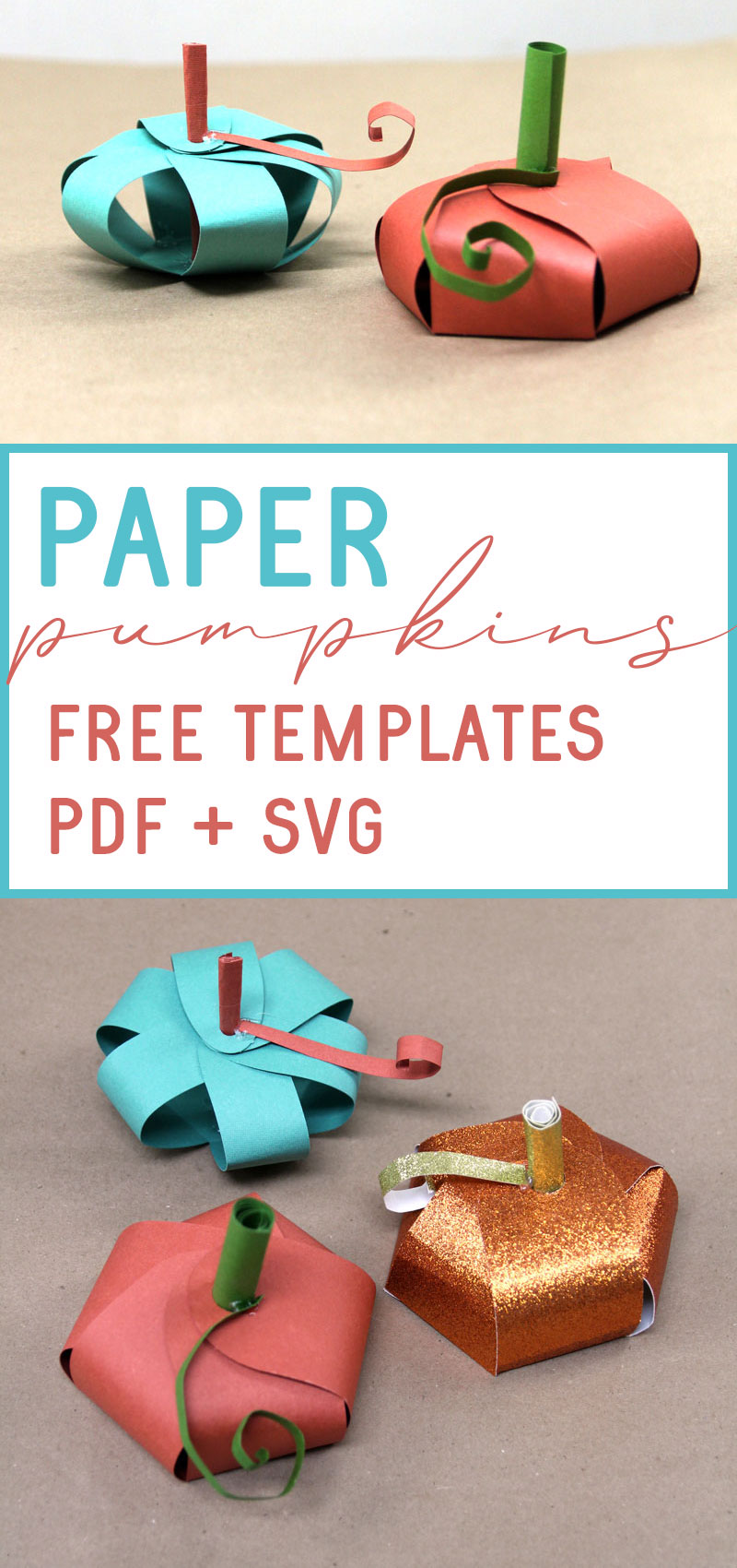 Pumpkin Craft Template for Decor and More! * Moms and Crafters