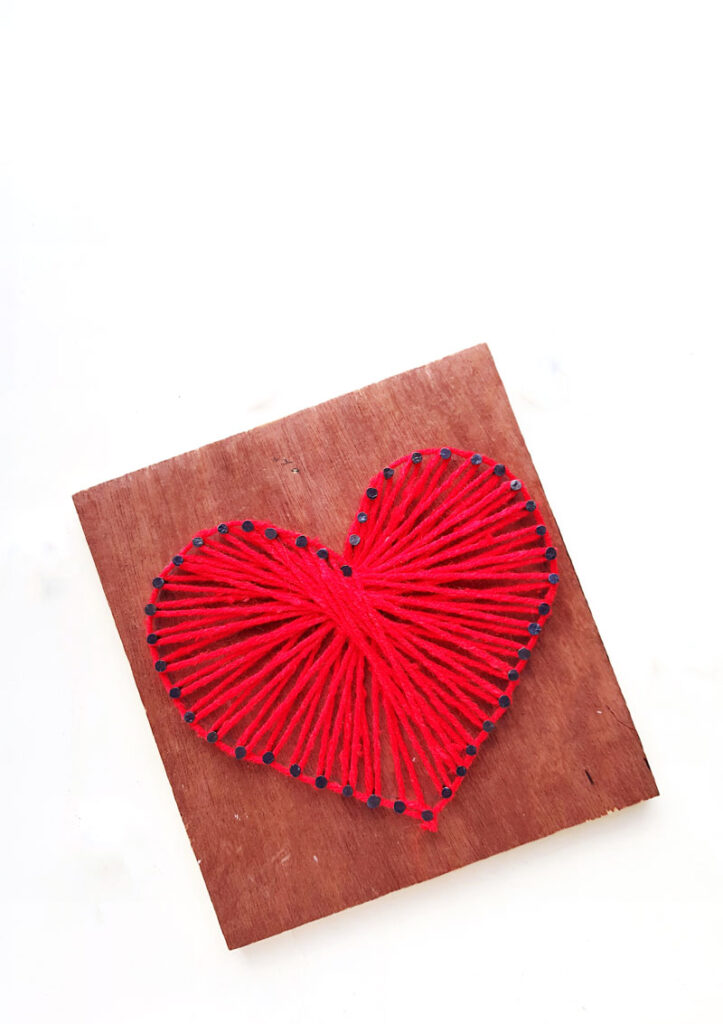 Heart String Art Template- An Easy Tutorial for Beginners!