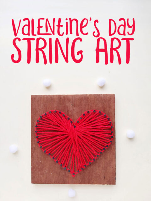 Heart String Art Template- An Easy Tutorial for Beginners!