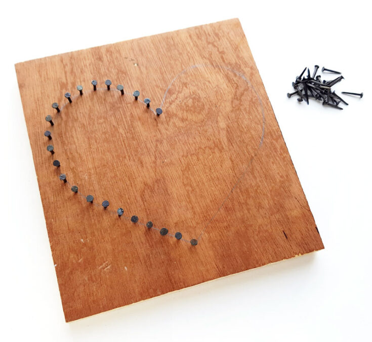 Heart String Art Template- An Easy Tutorial for Beginners!