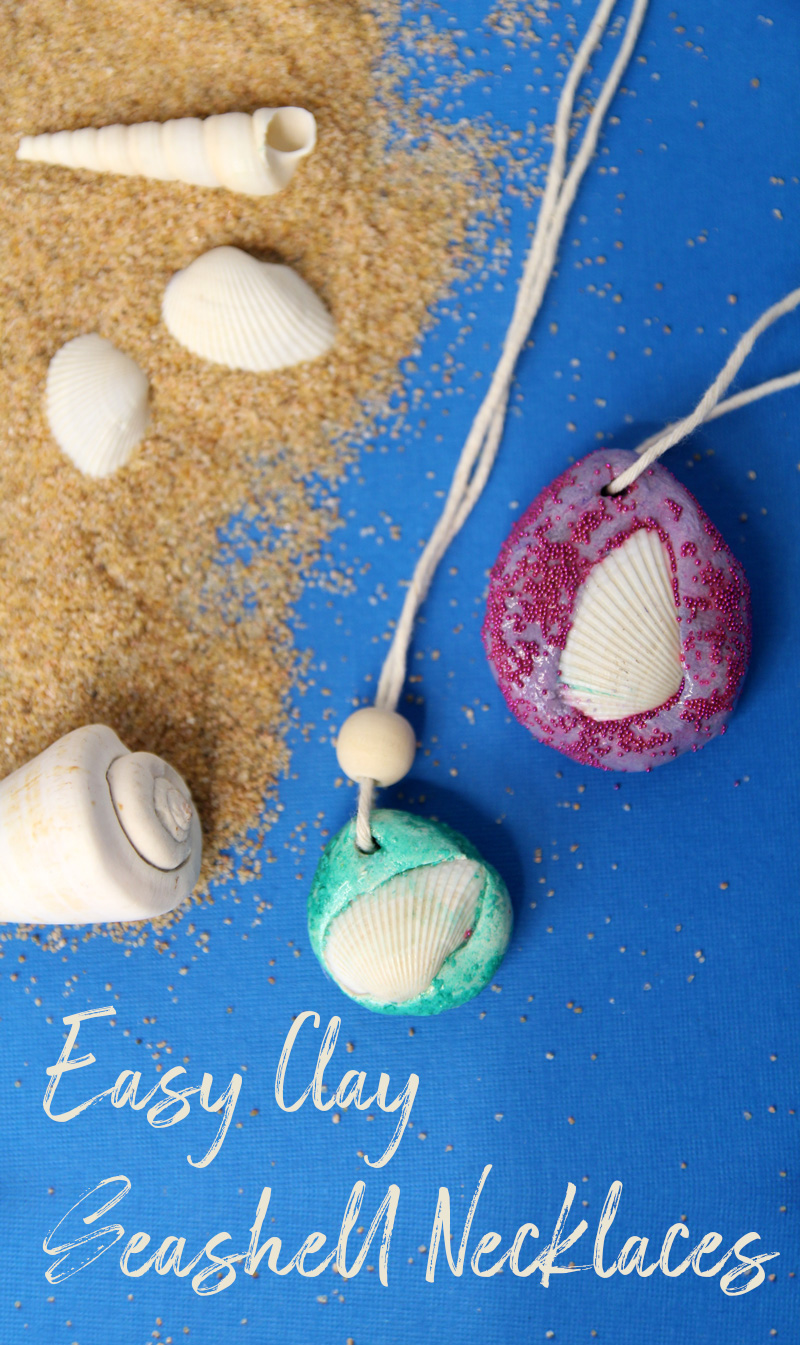 Seashell Necklace - Craft with your beach shells! * Moms and Crafters