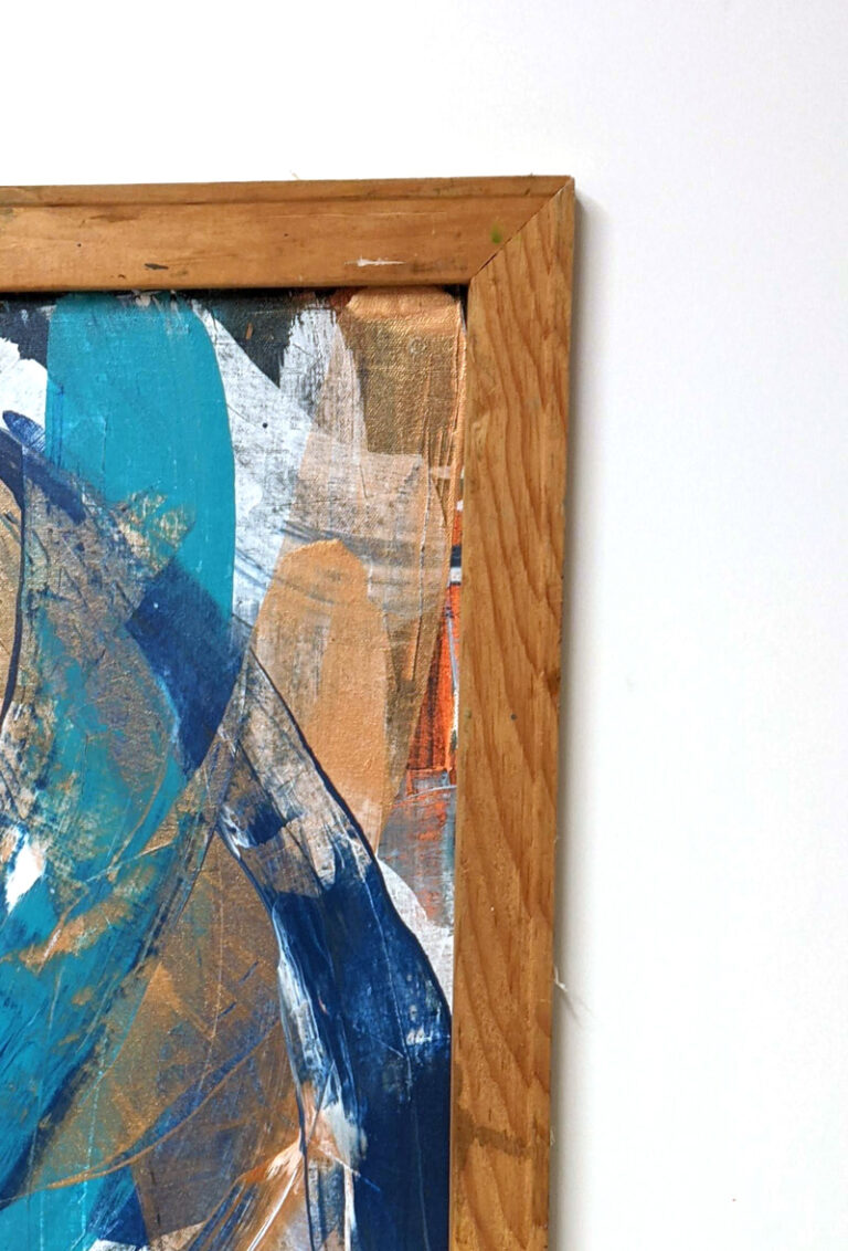 How to Make a Reverse Canvas * Moms and Crafters