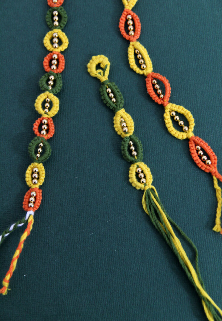 Leaf Friendship Bracelet Pattern - Super Easy Tutorial!