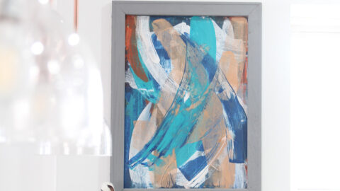 Scrape Painting Art Tutorial to complete any room!