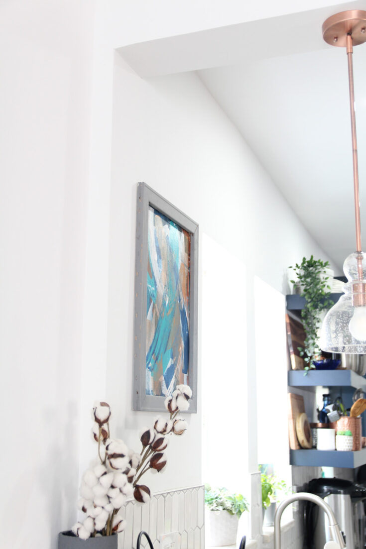 Scrape Painting Art Tutorial to complete any room!