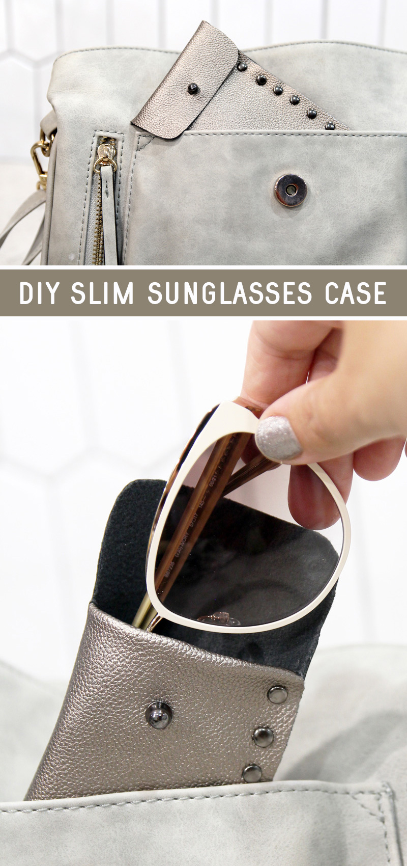 DIY Glasses Case with a Free Template * Moms and Crafters