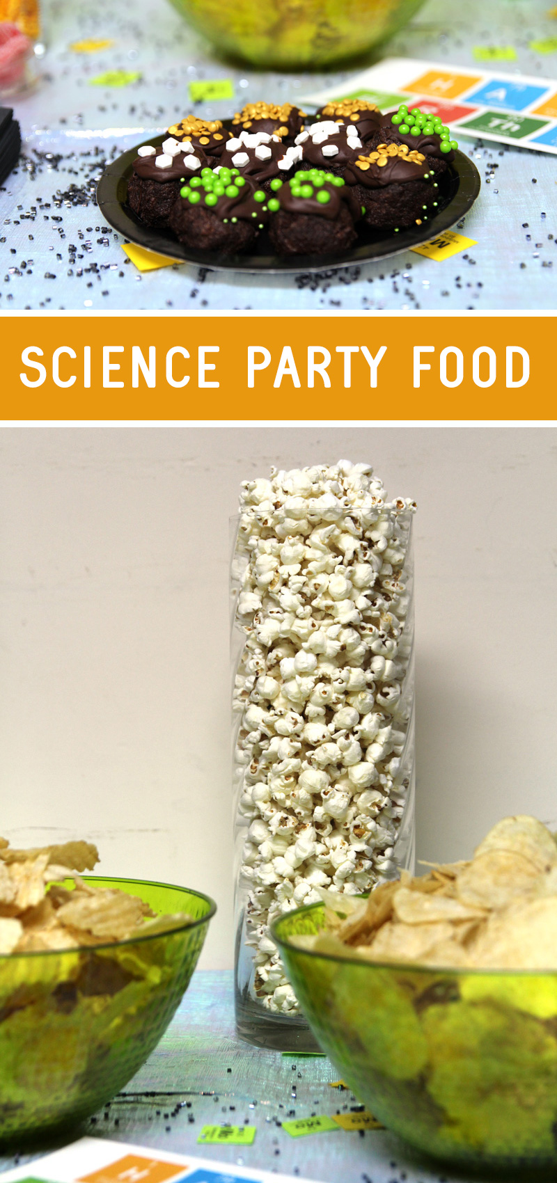 Science Party Food Ideas * Moms and Crafters