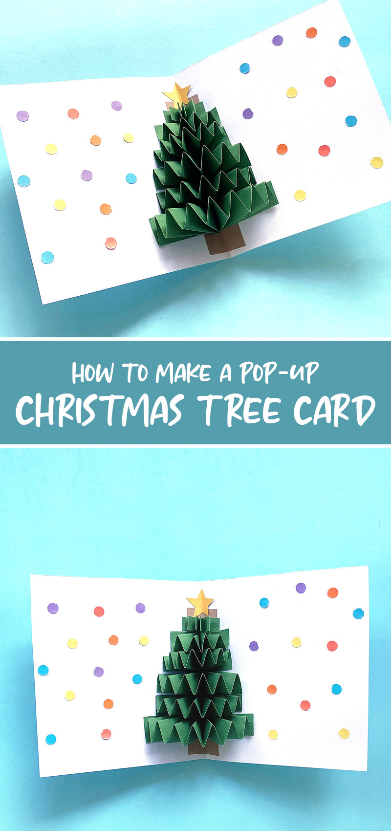 Pop Up Christmas Card Craft for Kids * Moms and Crafters