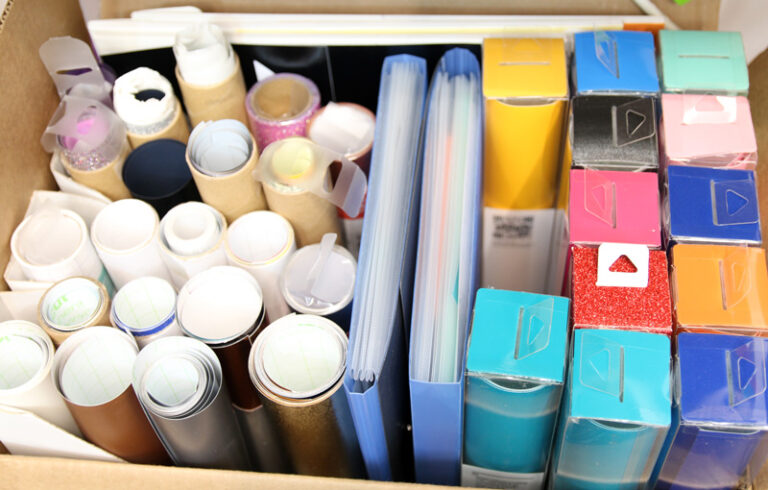 Cricut Storage Ideas & Hacks * Moms and Crafters