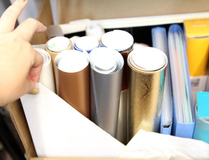 Cricut Storage Ideas & Hacks * Moms and Crafters