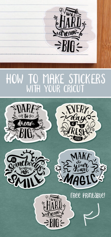 How to Print then Cut Stickers on Cricut * Moms and Crafters
