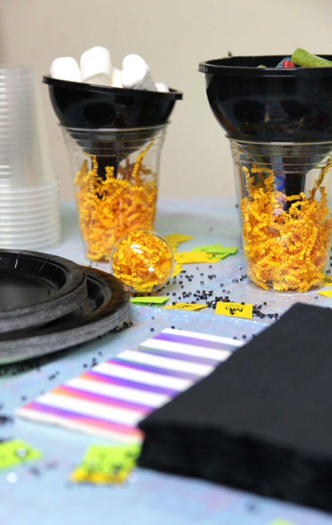 Science Party Decor - Paper Goods, Table, and more Decorations!