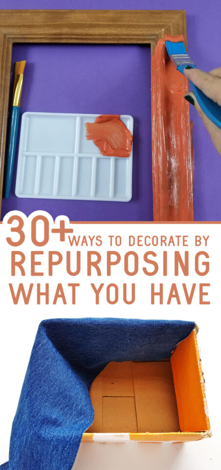 32 Upcycled Home Decor Ideas from Old Household Items