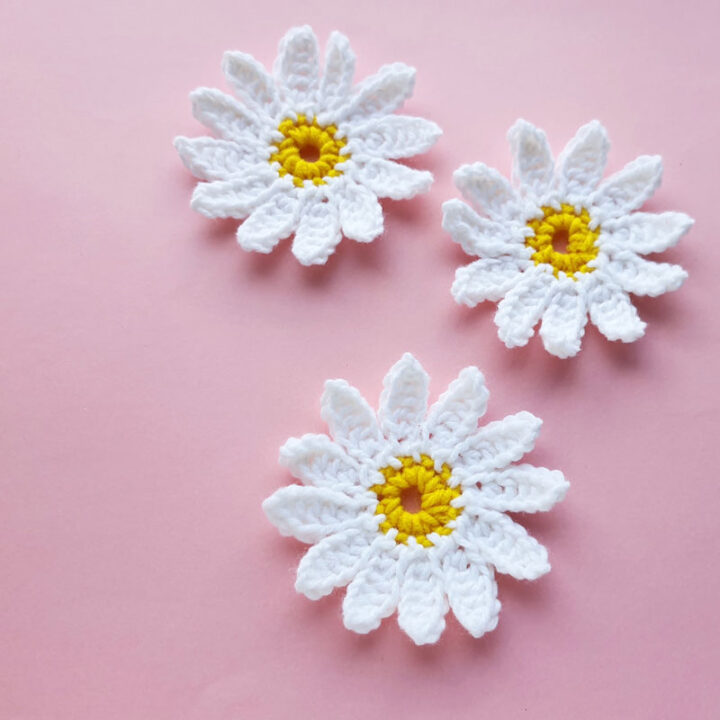 Free Daisy Crochet Pattern * Moms and Crafters