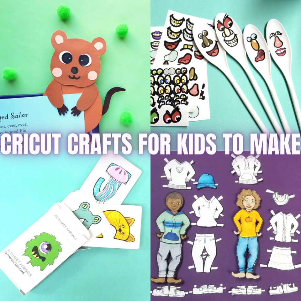 Cricut Crafts for Kids * Moms and Crafters