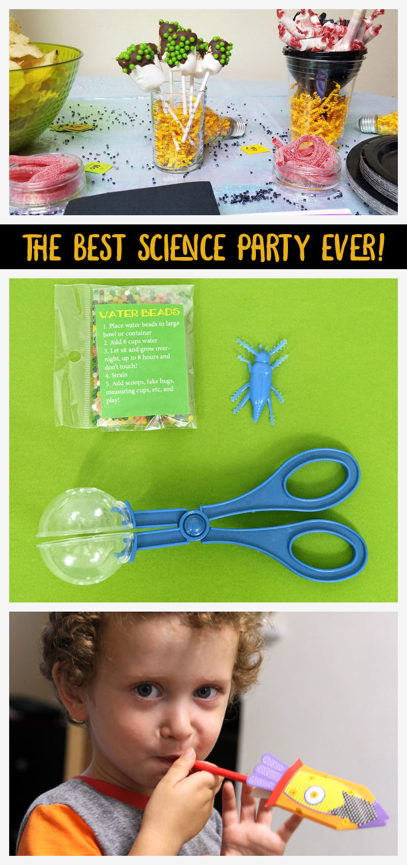 Science Birthday Party - A Fun STEM-y Celebration! * Moms and Crafters