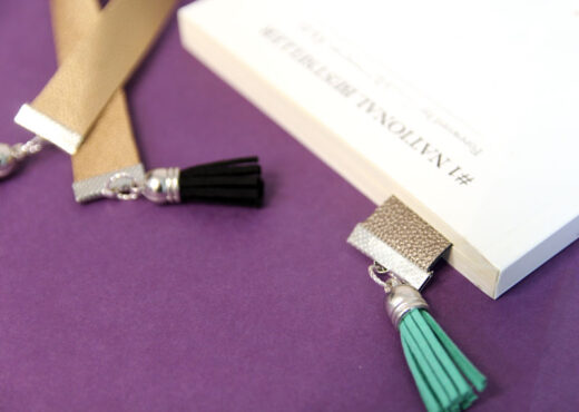 DIY Leather Bookmarks in minutes! * Moms and Crafters