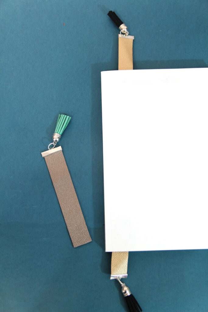 DIY Leather Bookmarks in minutes! * Moms and Crafters