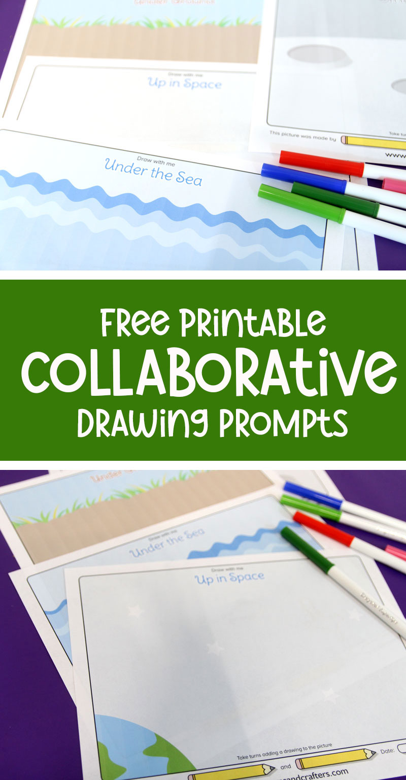 Kids Drawing Activity: Under In On * Moms and Crafters