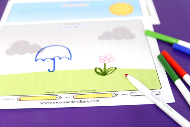 Seasons Activity for Preschool: Drawing Prompt