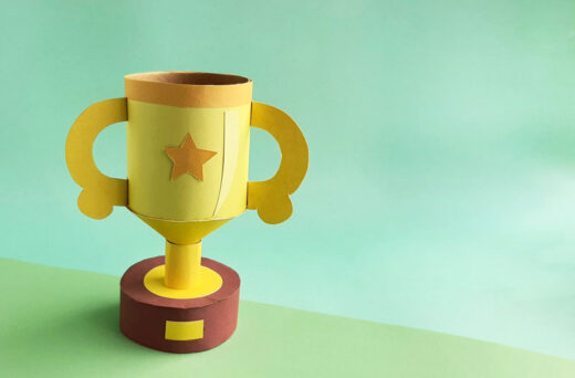 Paper Trophy Craft - Perfect for Father's Day!