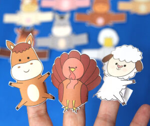 Farm Animal Finger Puppets * Moms and Crafters