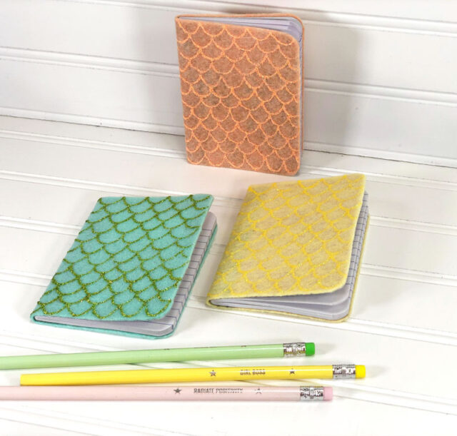 Mermaid Notebook - A DIY School Supply or Party Craft