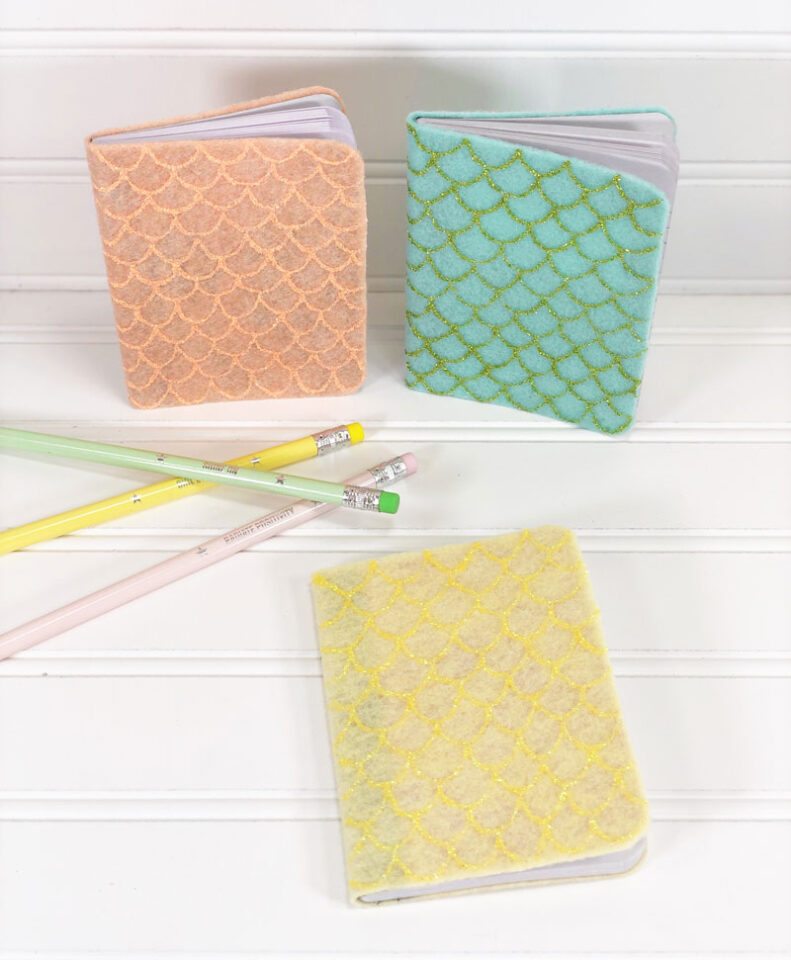 Mermaid Notebook - A DIY School Supply or Party Craft