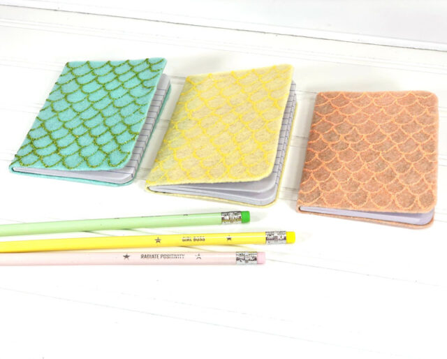 Mermaid Notebook - A DIY School Supply or Party Craft