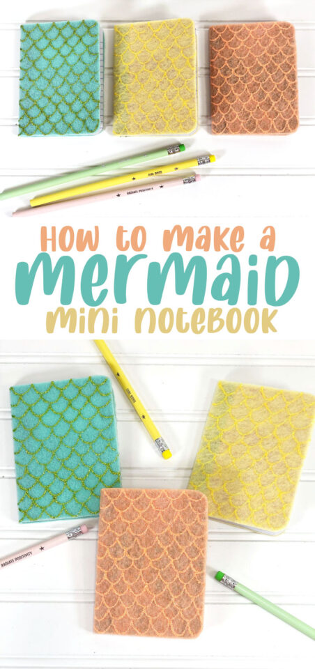 Mermaid Notebook - A DIY School Supply or Party Craft