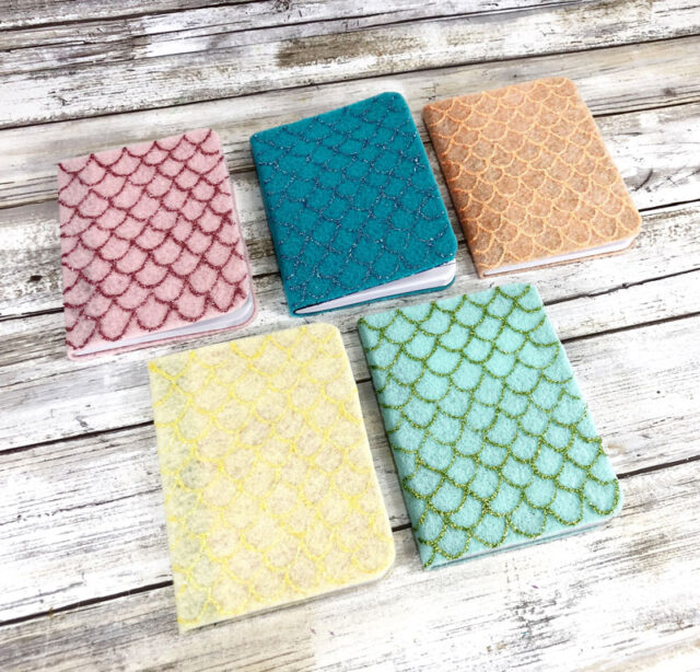 Mermaid Notebook - A DIY School Supply or Party Craft