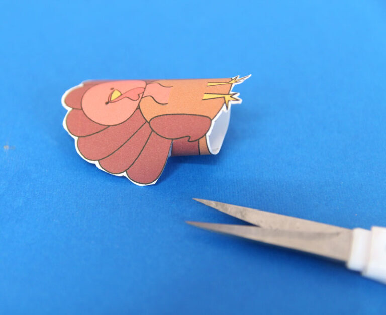 Turkey Finger Puppet Printable * Moms and Crafters