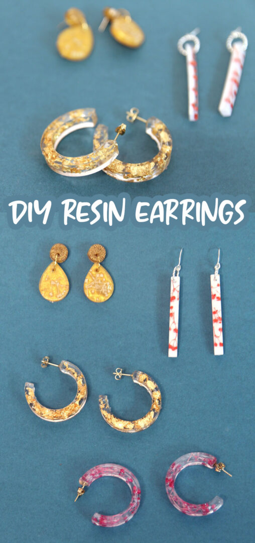 How to Make Resin Earrings * Moms and Crafters
