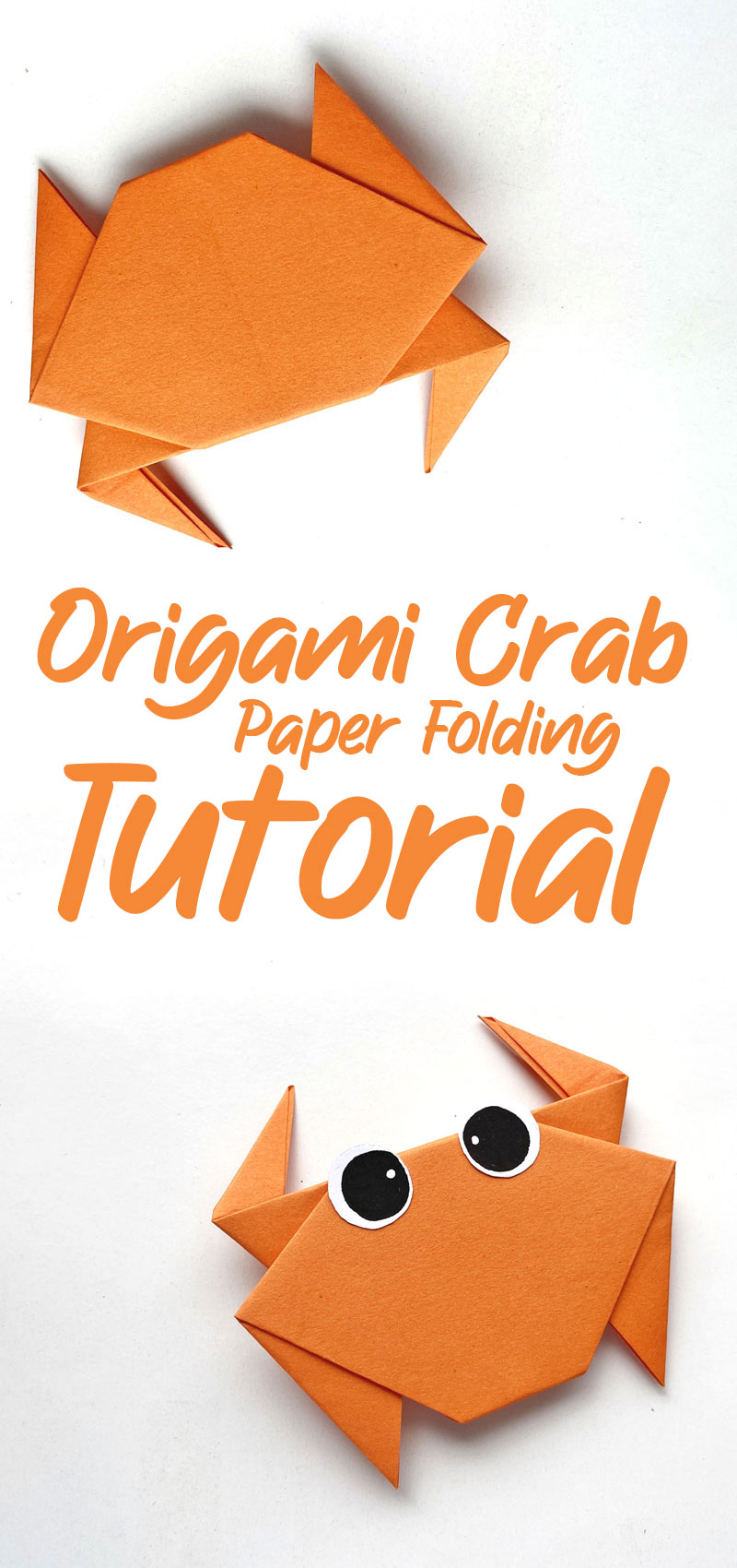 Origami Crab - A Step-by-Step Tutorial for Beginners