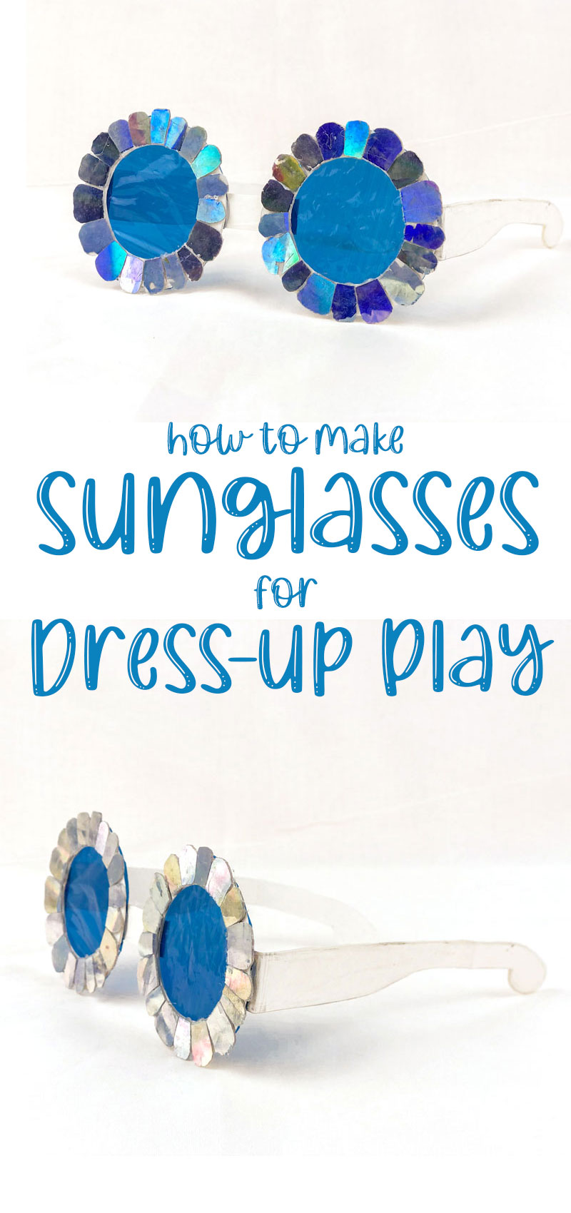 Sunglasses Craft for Kids from Upcycled CDs * Moms and Crafters