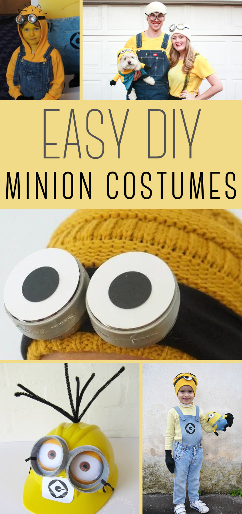 DIY Minion Costumes * Moms and Crafters