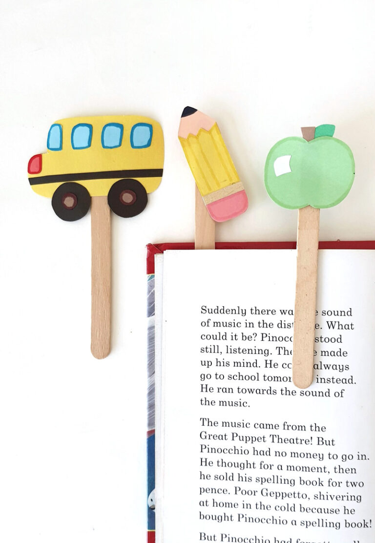 Back to School Bookmarks - Free Printable Template