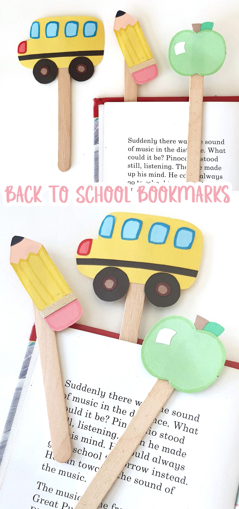 Back to School Bookmarks - Free Printable Template