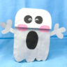 Ghost Hand Puppet Craft * Moms and Crafters