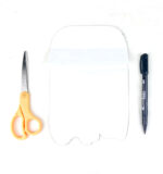 Ghost Hand Puppet Craft * Moms and Crafters