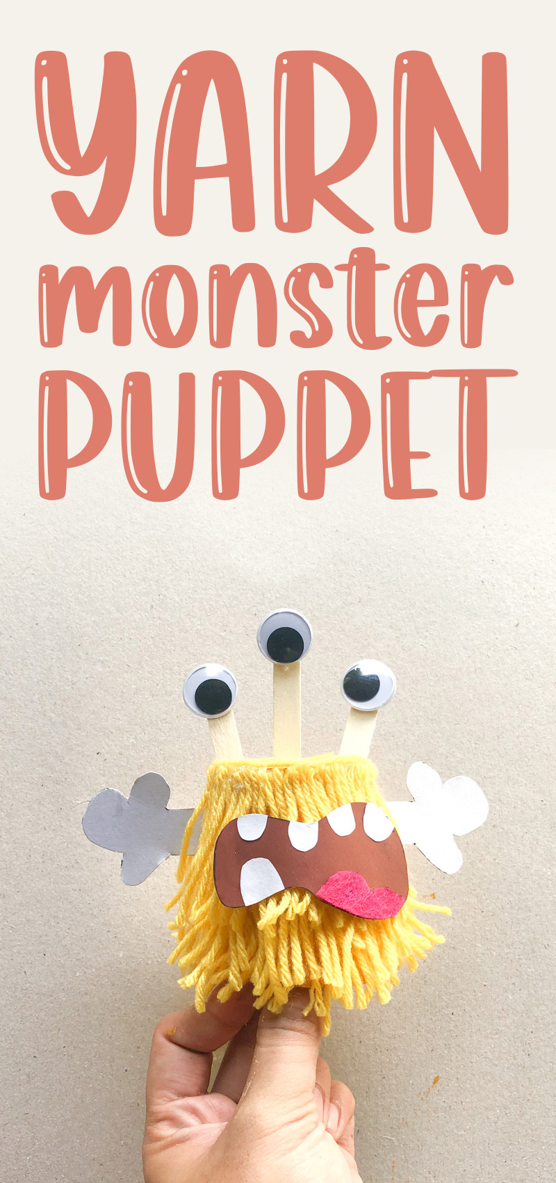 Yarn Monster Craft * Moms and Crafters