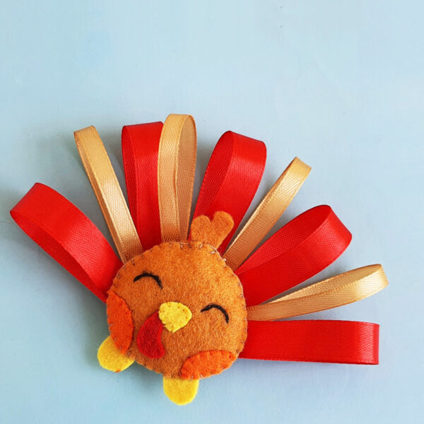 Felt Turkey Pattern & Plushie Craft * Moms and Crafters