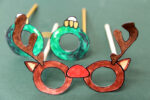 Glasses Paper Craft for Christmas * Moms and Crafters