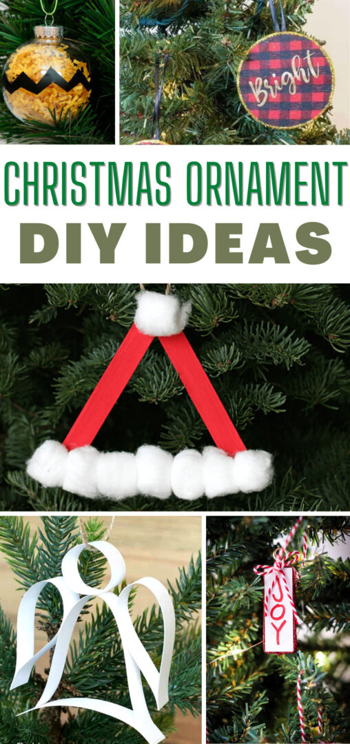 24 Christmas Ornaments DIY Ideas * Moms and Crafters