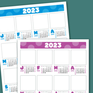 Draw Your Own Calendar (Updated for 2024) – Free Printable