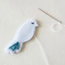 Felt Dove Ornament - Free Pattern * Moms and Crafters