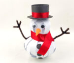 3D Paper Snowman * Moms and Crafters